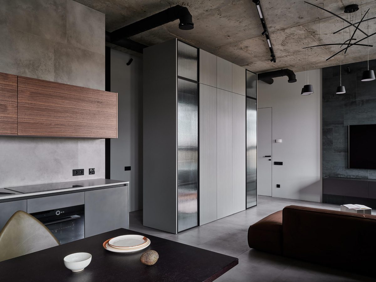 Loft-style apartment for a couple with a cat in Moscow - Interior ...