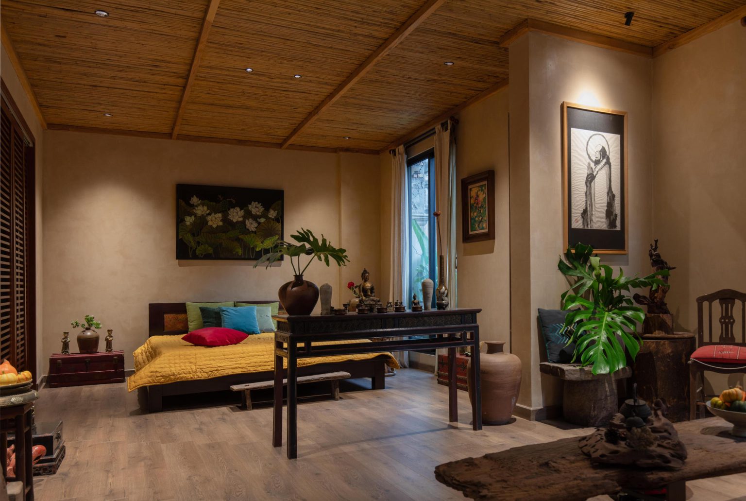 The North Vietnam countryside home inside the city by DTI Design ...