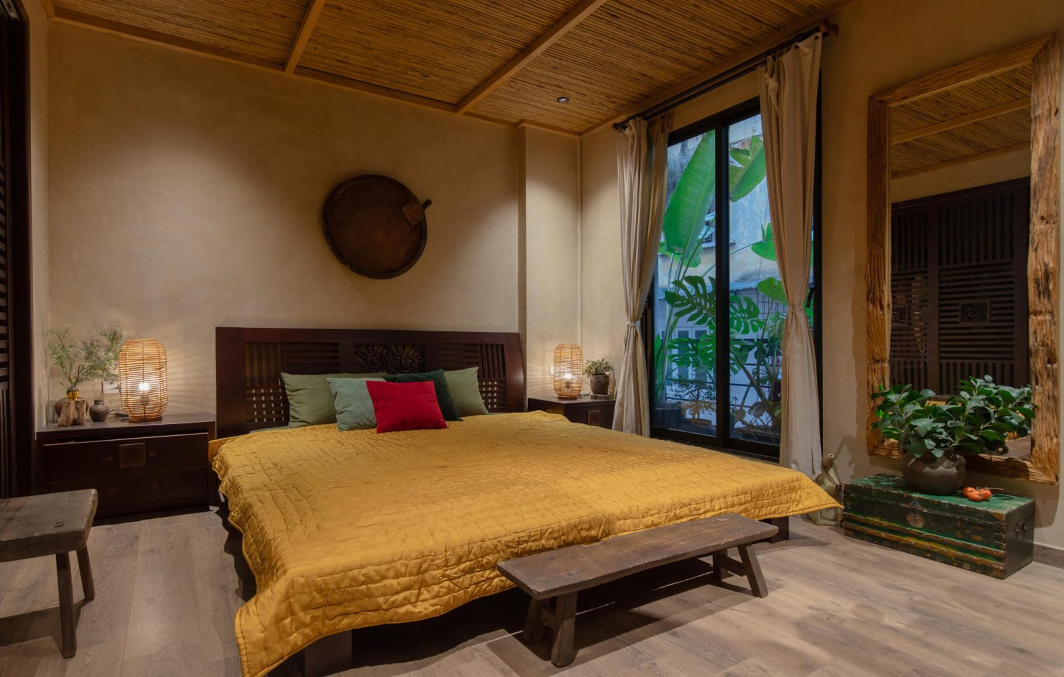 The North Vietnam countryside home inside the city by DTI Design ...