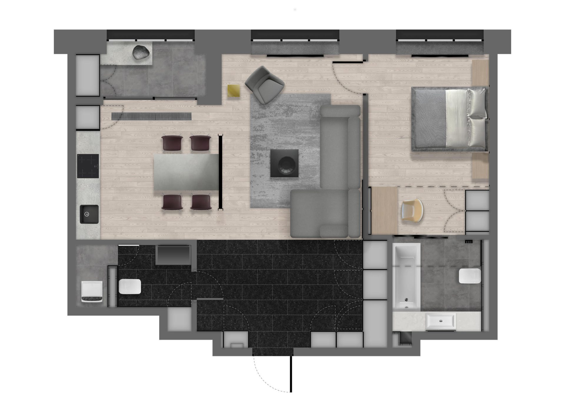 Comfortable apartment in Moscow by Crystal.Archi - Interior Design ...