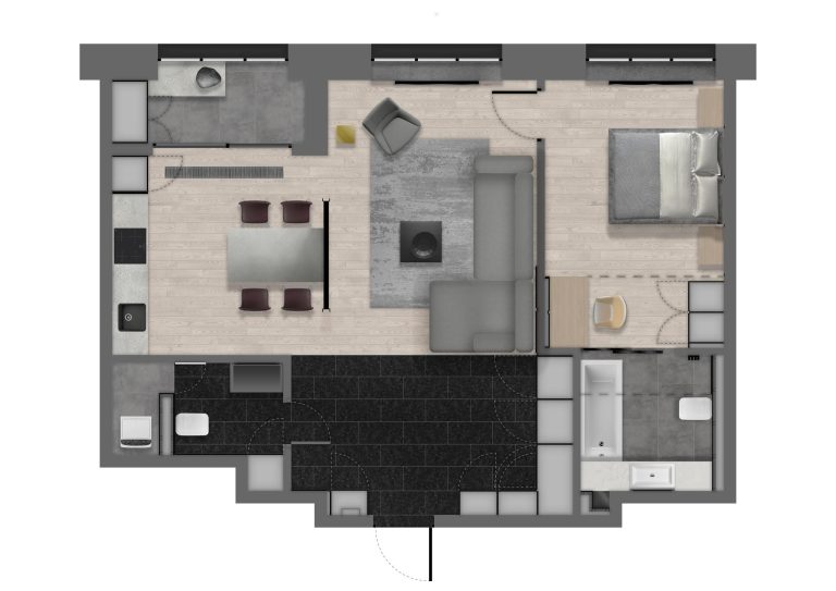 Comfortable apartment in Moscow by Crystal.Archi - Interior Design ...