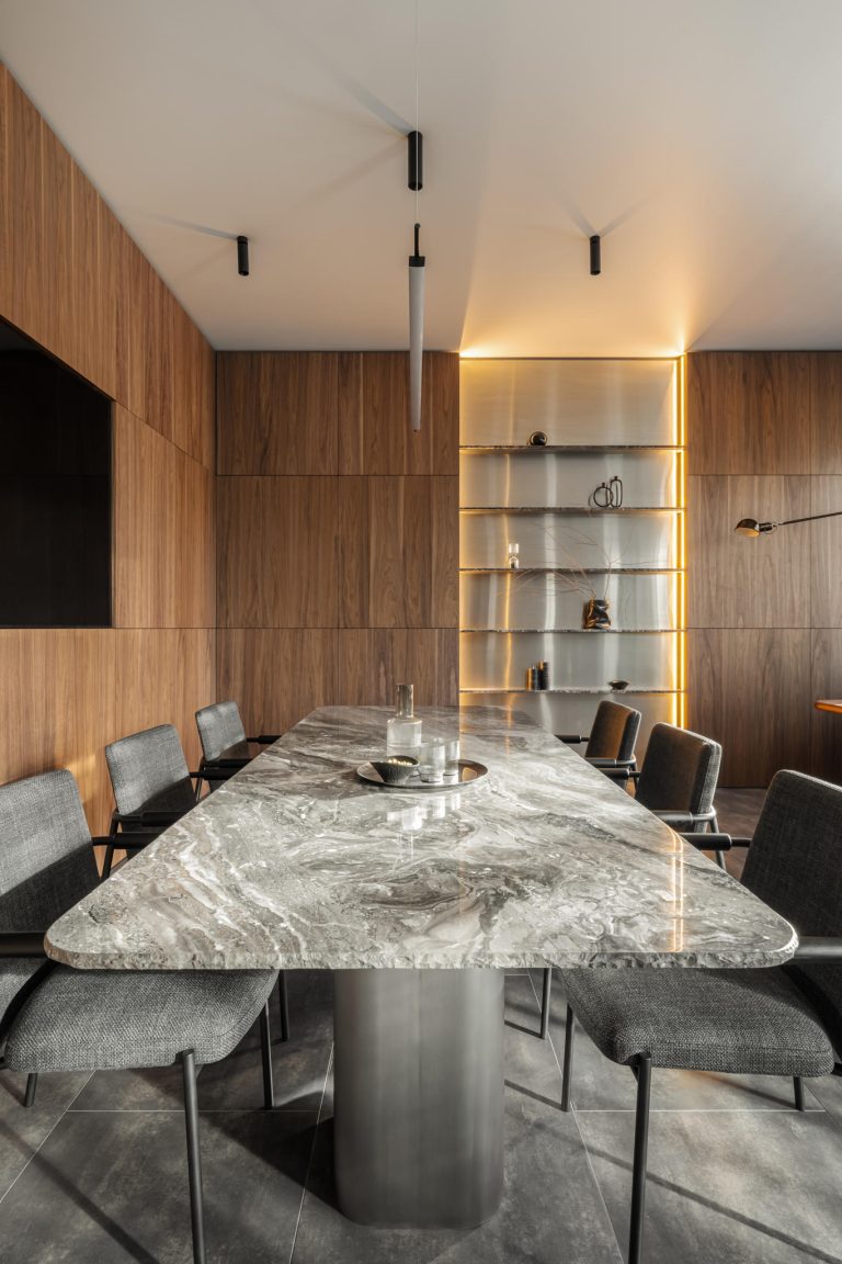 Stone Debris Office by Anastasiia Lukashova - Interior Design - Inspiration