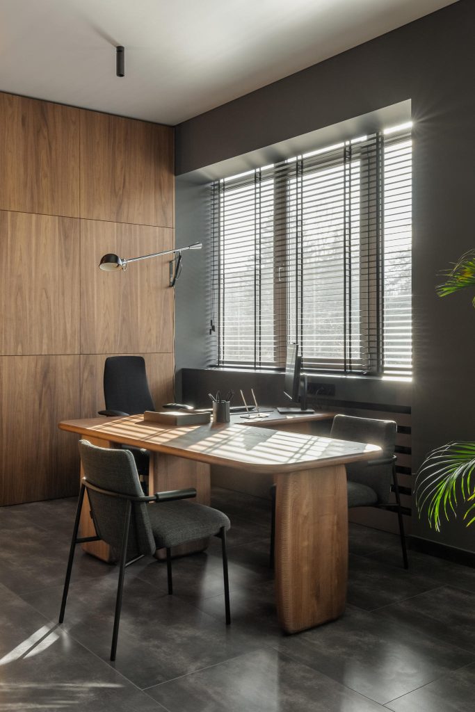 Stone Debris Office by Anastasiia Lukashova - Interior Design - Inspiration