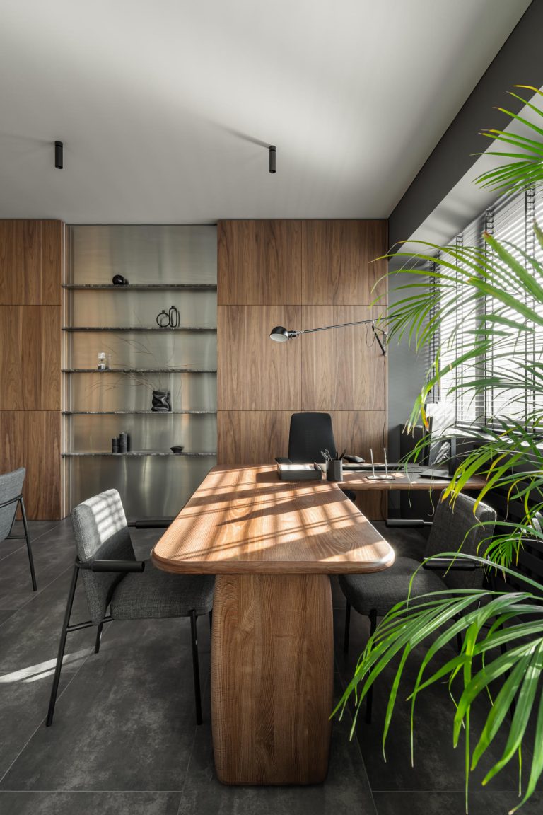 Stone Debris Office by Anastasiia Lukashova - Interior Design - Inspiration