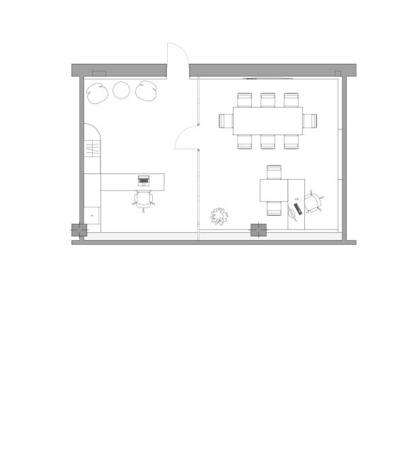 Stone Debris Office by Anastasiia Lukashova - Interior Design - Inspiration